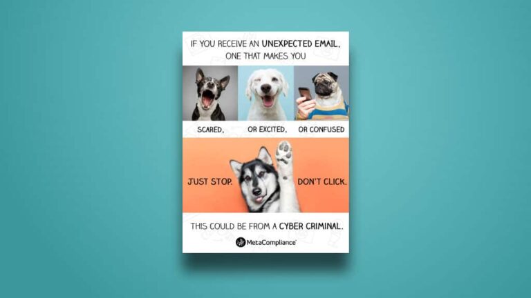 Free Phishing & Cybersecurity Poster | MetaCompliance