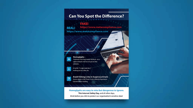 Free Phishing & Cybersecurity Poster | MetaCompliance